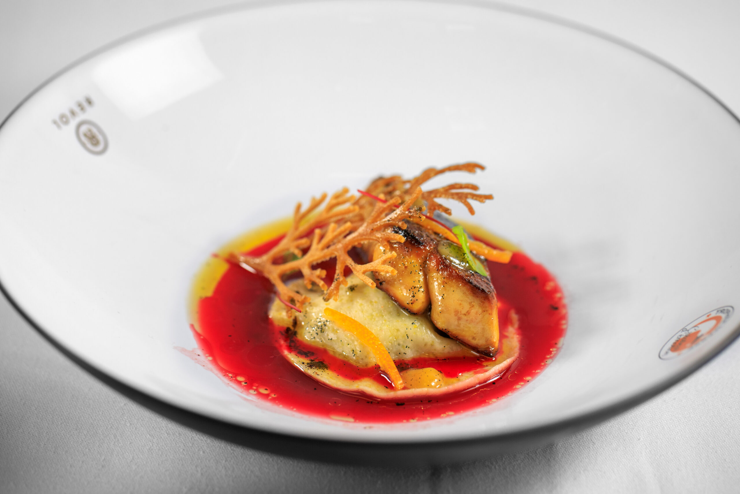 Foie gras caramélisé au miso et vanille - Recette de Killian ROSINI